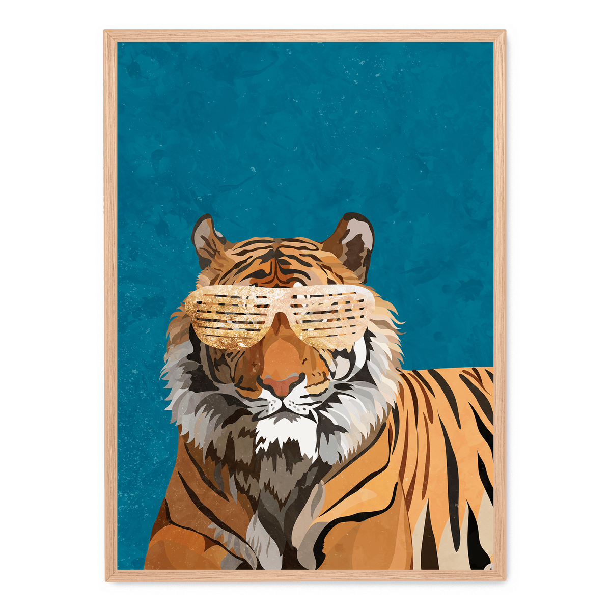 Hip Hop Tiger affisch | Postera.se